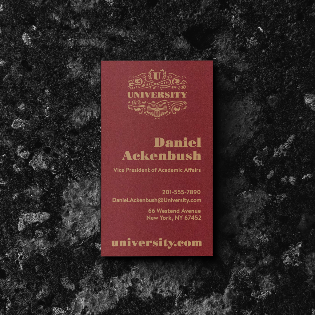 Engraved Business Cards | Wells & Drew